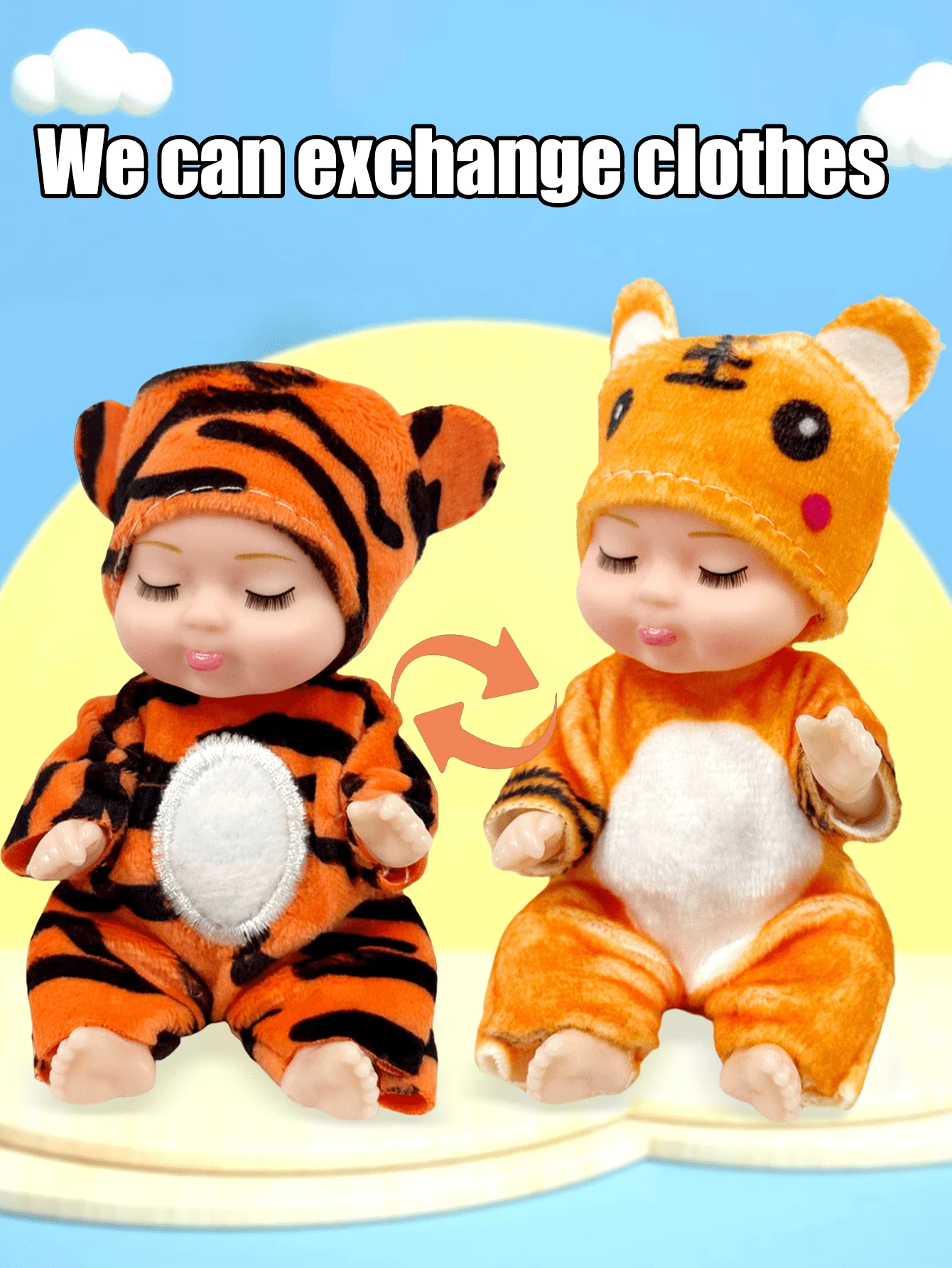 1pc Cute Mini Cartoon Little Rascal Doll, Detachable Limbs, Rotatable ...