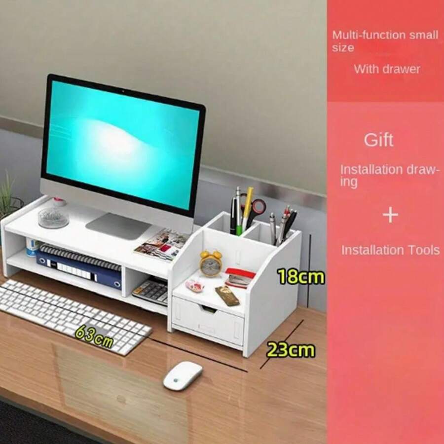 Office And Dormitory Dedicated Desktop Double-Layer Storage Rack ...