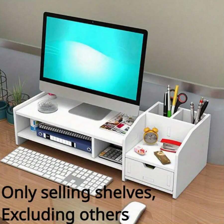 Office And Dormitory Dedicated Desktop Double-Layer Storage Rack ...