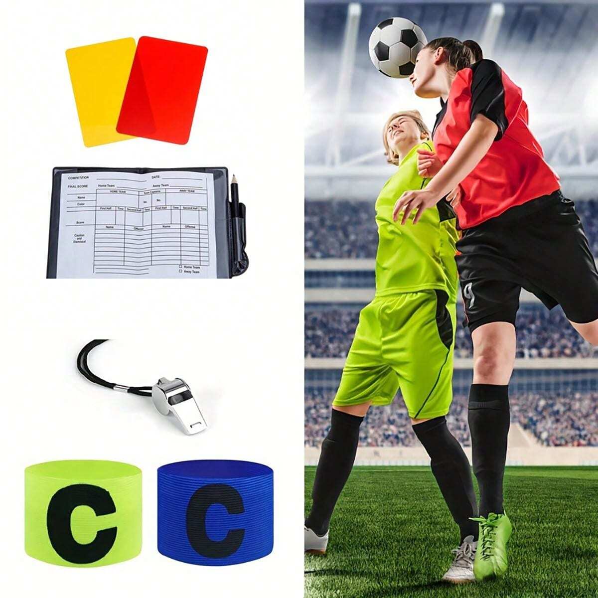Soccer Referee Cards Kit ,Whistle Sets ,And Captain's Arm Bands ...