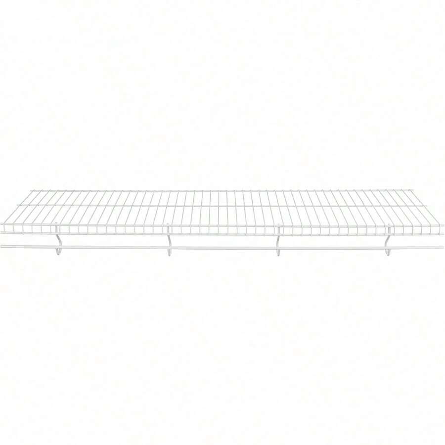 Free-Sliding Wire Shelf, White, Adjustable Shelving With Free-Slide ...