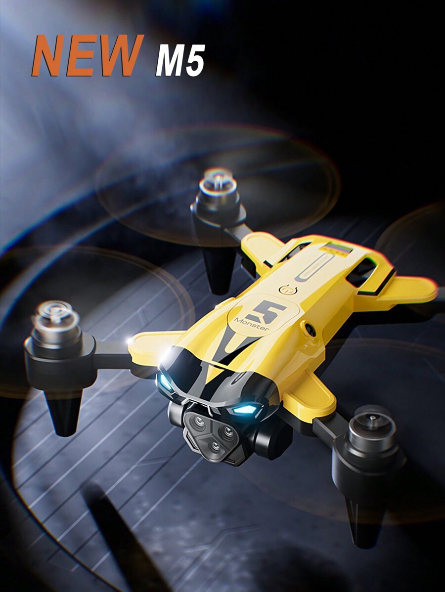 M5 Drone Toy With Dual Cameras And Brushless Motors, Smart Hovering ...