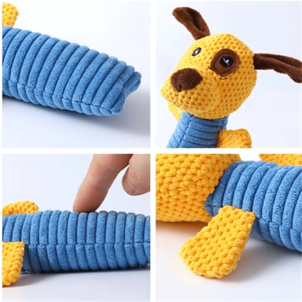 1Pc Plush Sound Corn Kernels Plush Puppet Shaped Plush Pet Toy ...