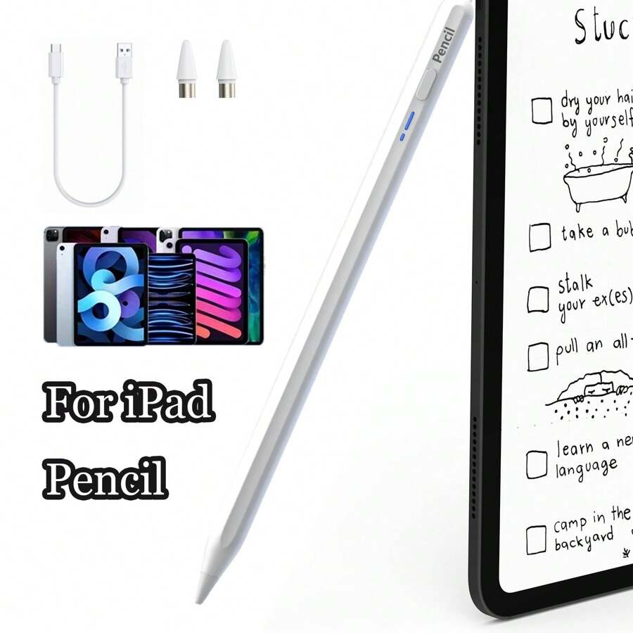 Universal Active Stylus Pen For Tablets, Compatible With Apple, Android ...