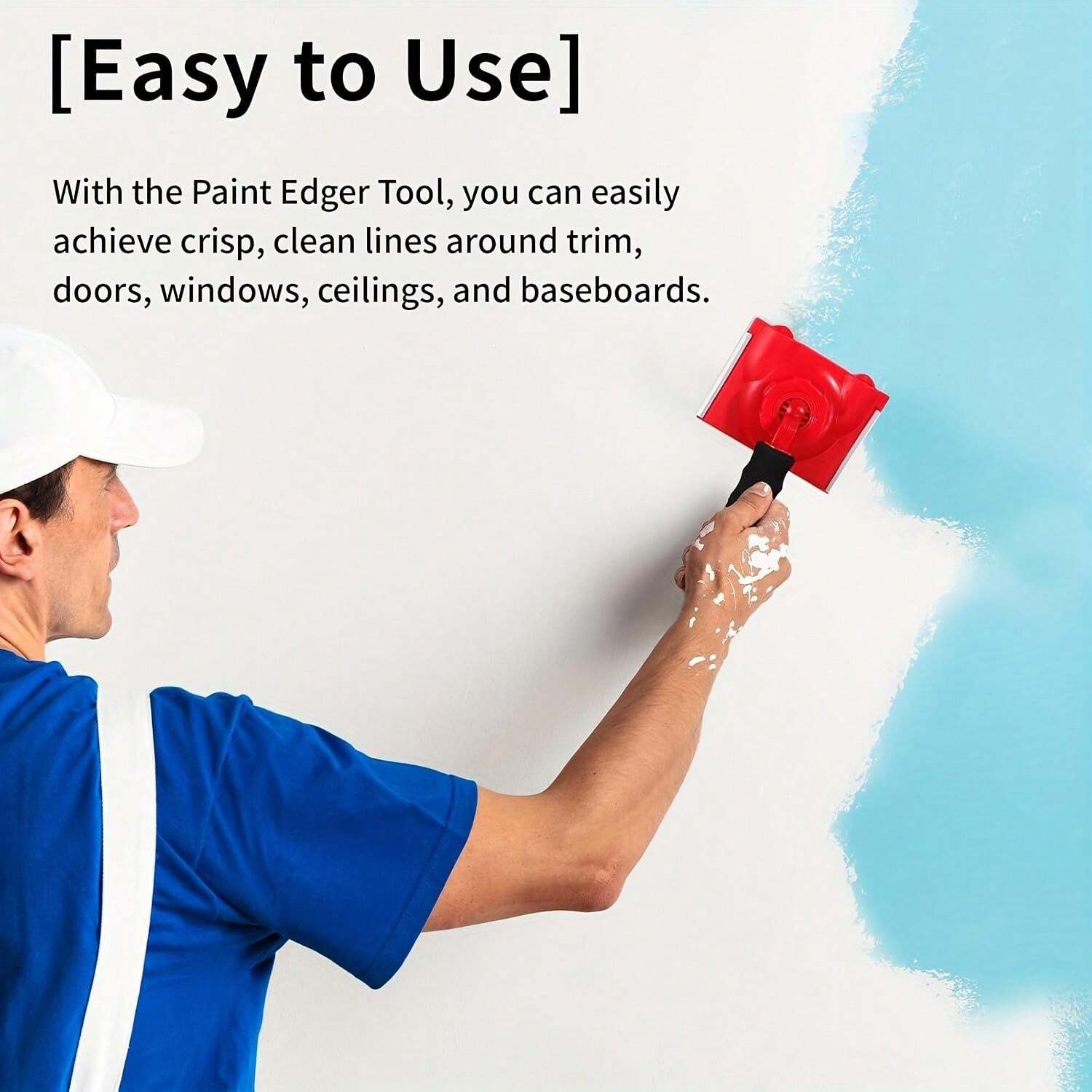 8pcs Paint Trim Brushes Replaceable Pads, Nylon Paint Cutting Pads ...