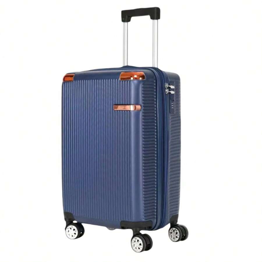 Carry-On Travel Suitcase ABS Removable 360 Degree Wheels Takes Into Cabin Durable With ...