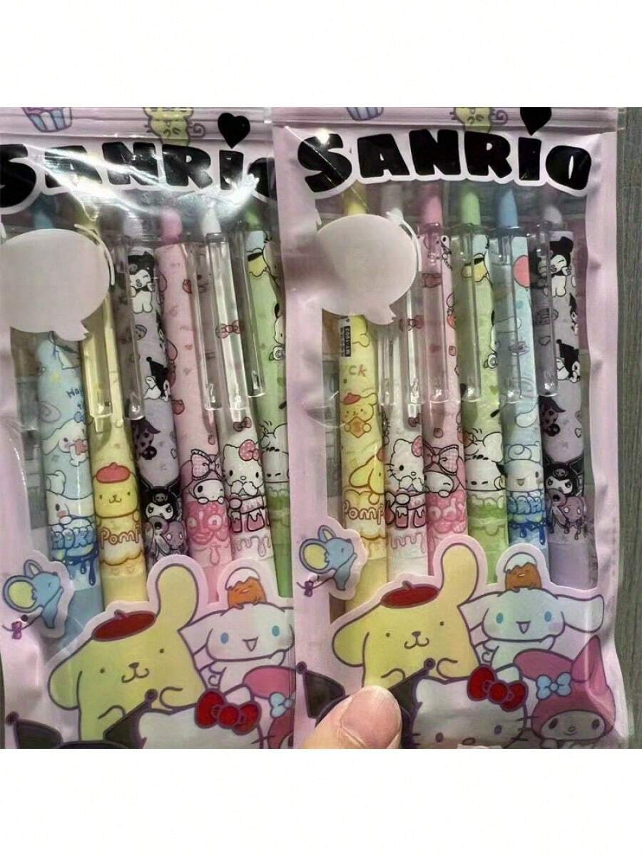 Sanrio Sanrio Limited Edition Black Ink Gel Pen - Cute Cartoon Design ...