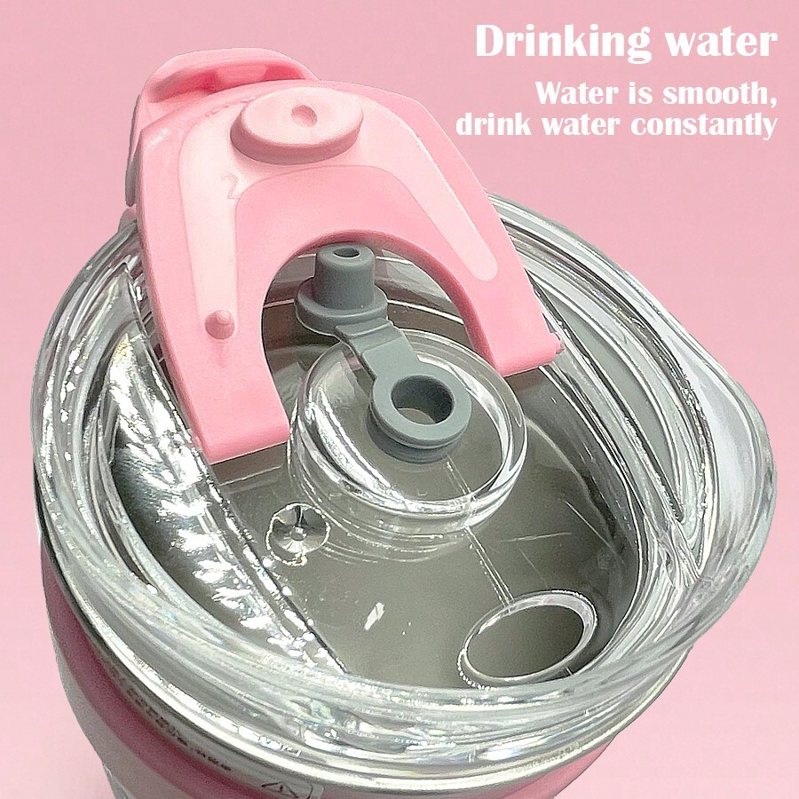 Miniso MINISO Disney Classic Mary Cat Series Giant Macrone Big Capacity Straw Steel Cup 1600ml ...