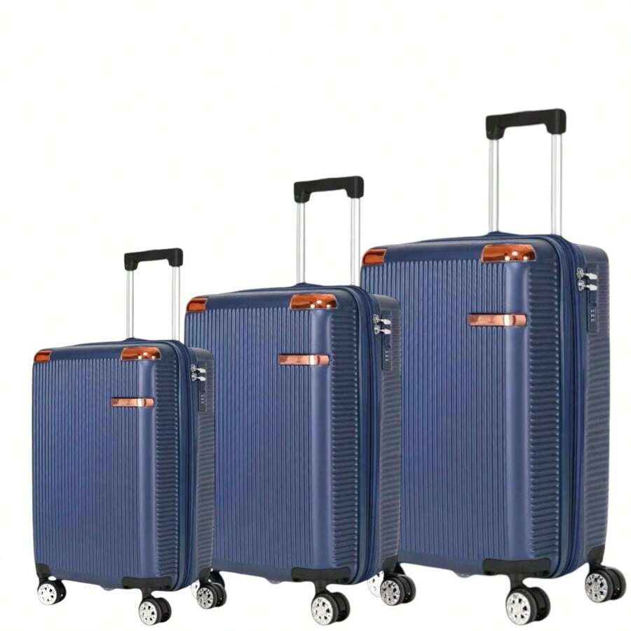 Carry-On Travel Suitcase ABS Removable 360 Degree Wheels Takes Into Cabin Durable With ...