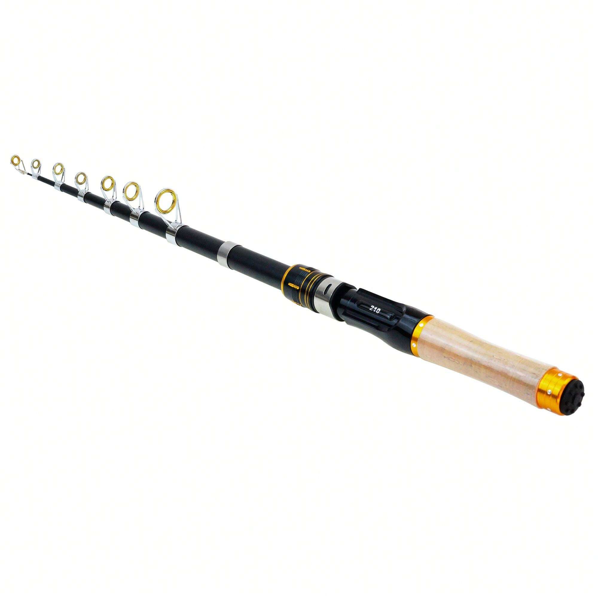 1.8m 2.1m Carbon Fish Rods Small Size Portable Telescopic Fishing Rod ...