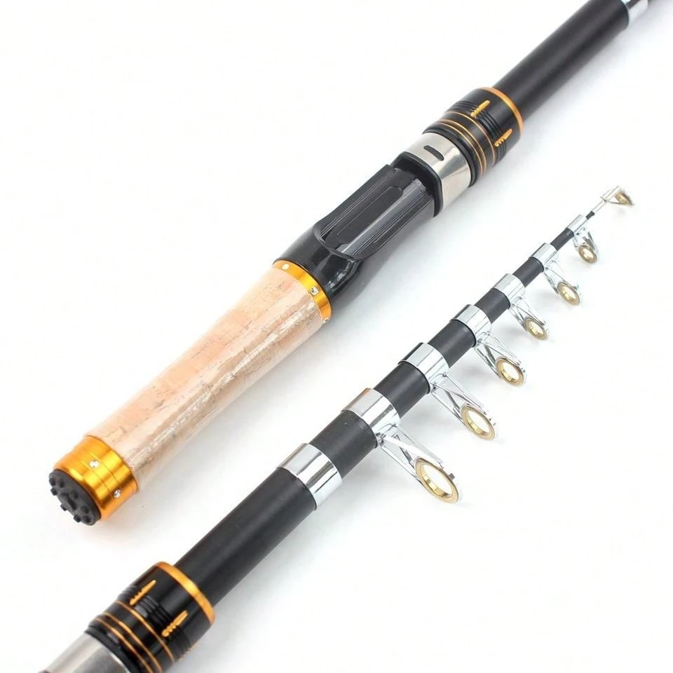1.8m 2.1m Carbon Fish Rods Small Size Portable Telescopic Fishing Rod ...