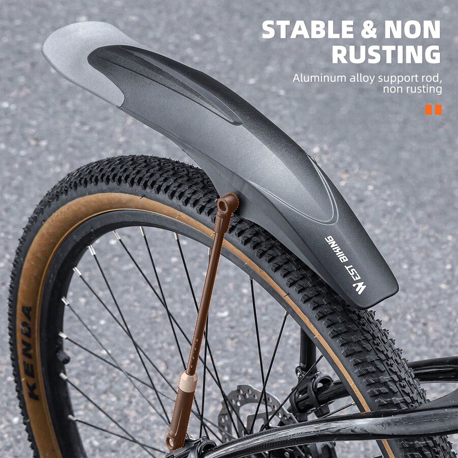 WEST BIKING Conjunto de Paralamas Largos de 29 Polegadas WEST BIKING Para Bicicleta de Montanha ...