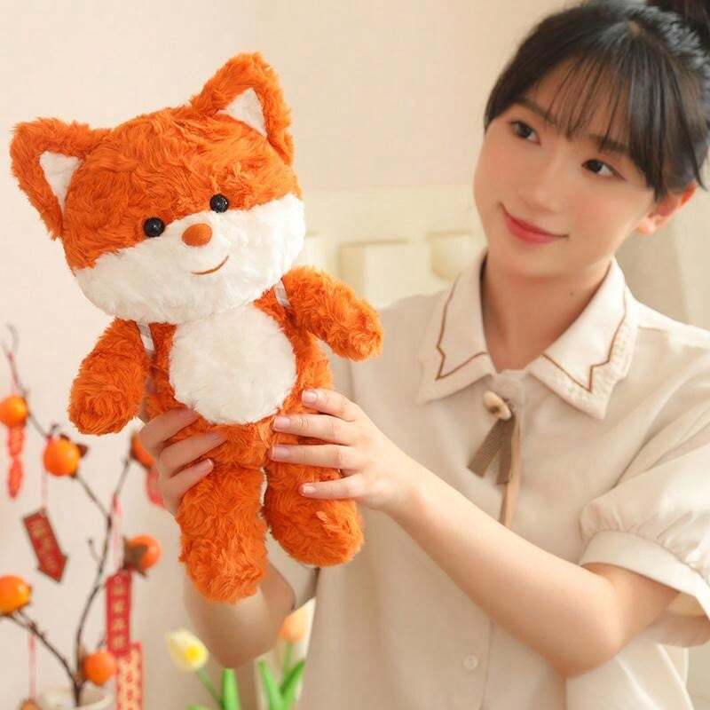 Brown Bear Gray Elephant Red Fox Plushies Stuffed Animal To Run Fast ...