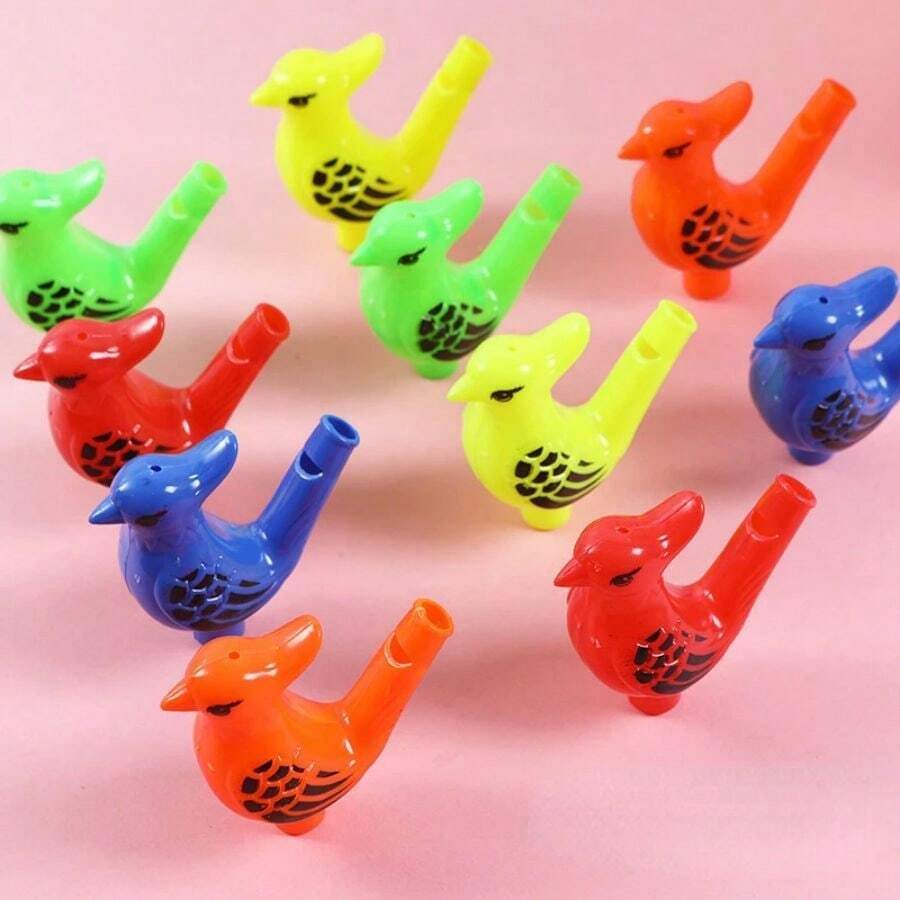 10pcs Water Bird Whistles, Wind Musical Instrument Whistles, Water Play ...