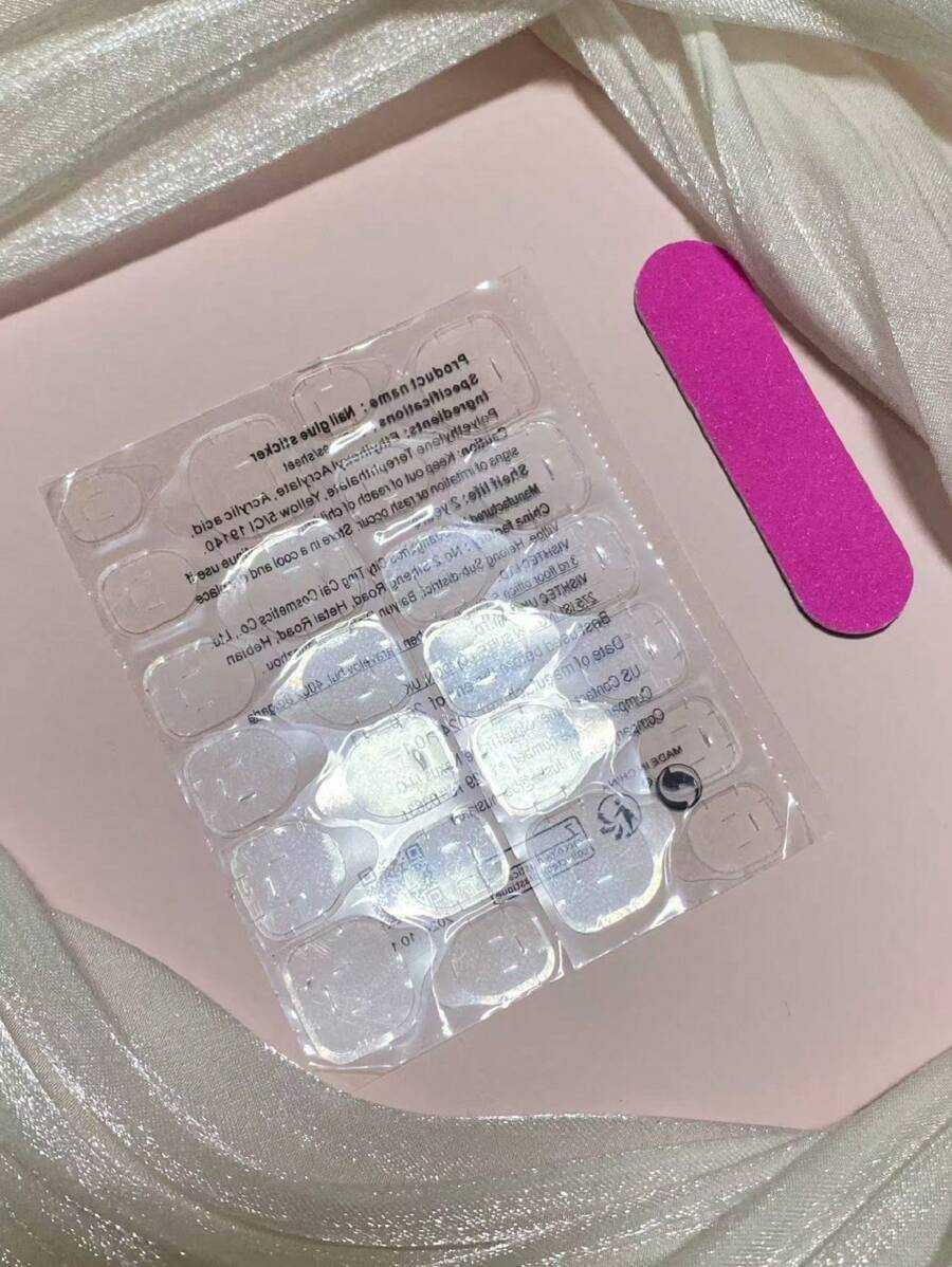 10 Pieces Of Pure Hand-Worn Nail Drop Color Hand-Painted French ...