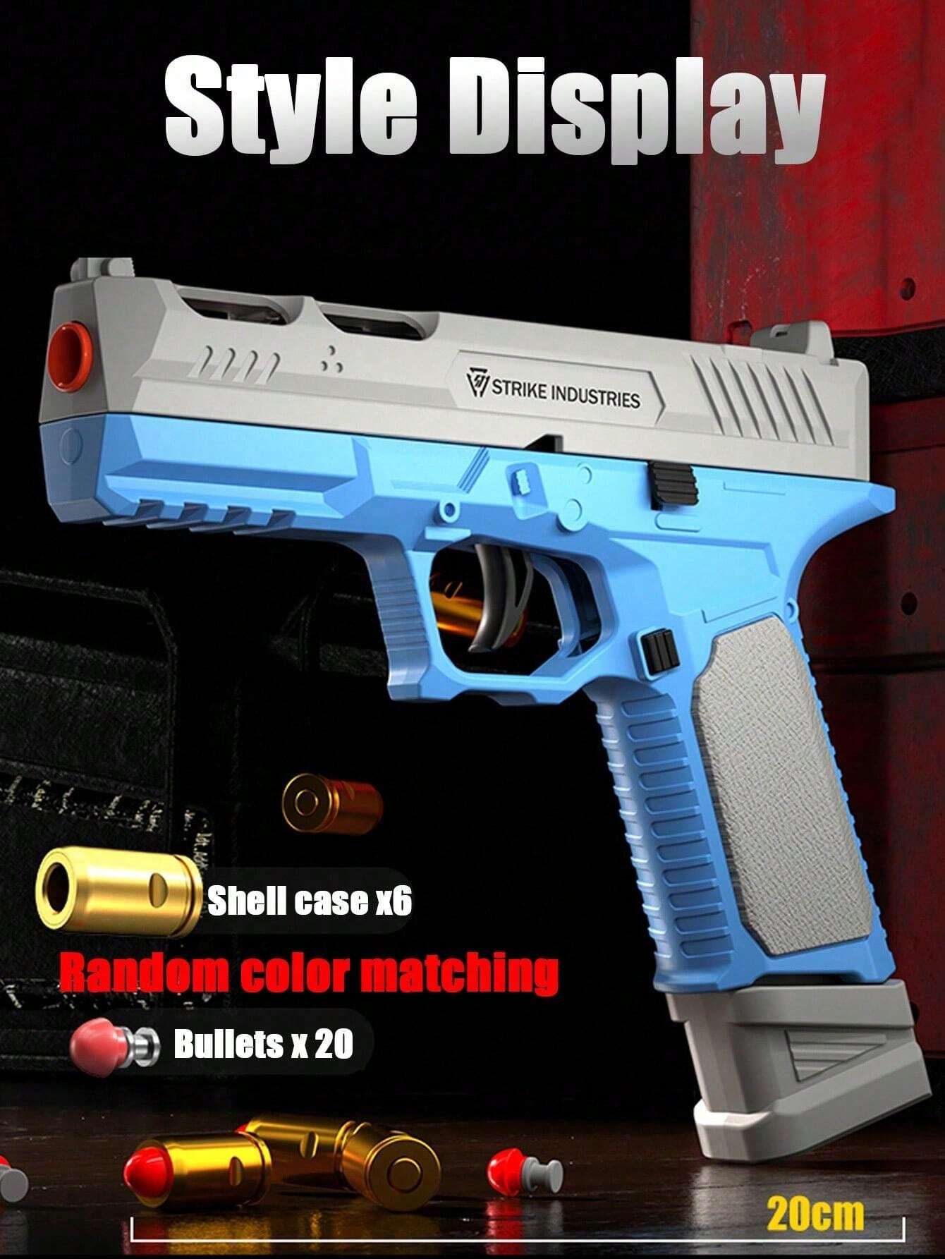 SIG17, Soft Bullet Gun, Continuous Projectile, Semi-Automatic Toy Gun ...