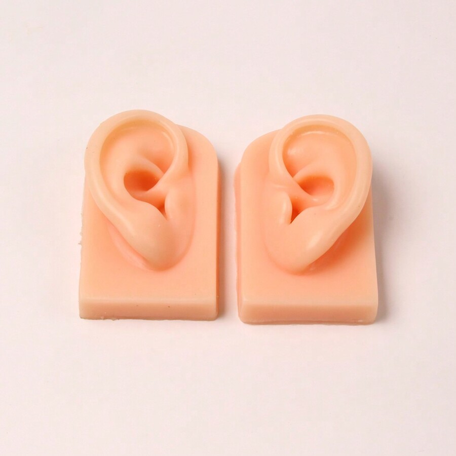 Modelo de oreja de silicona, modelo de nariz y boca, modelo blando y ...