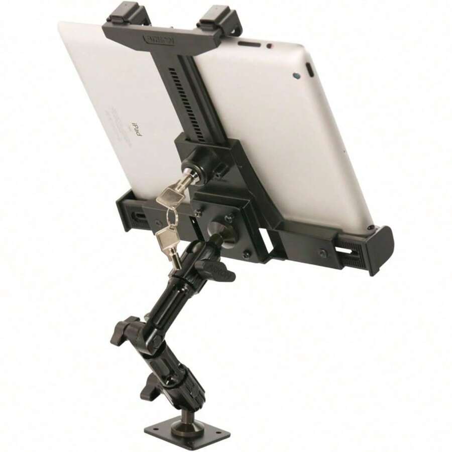 Locking Tablet Mount With Multi Angle Arm For Galaxy Tab A Pad IPad Air ...
