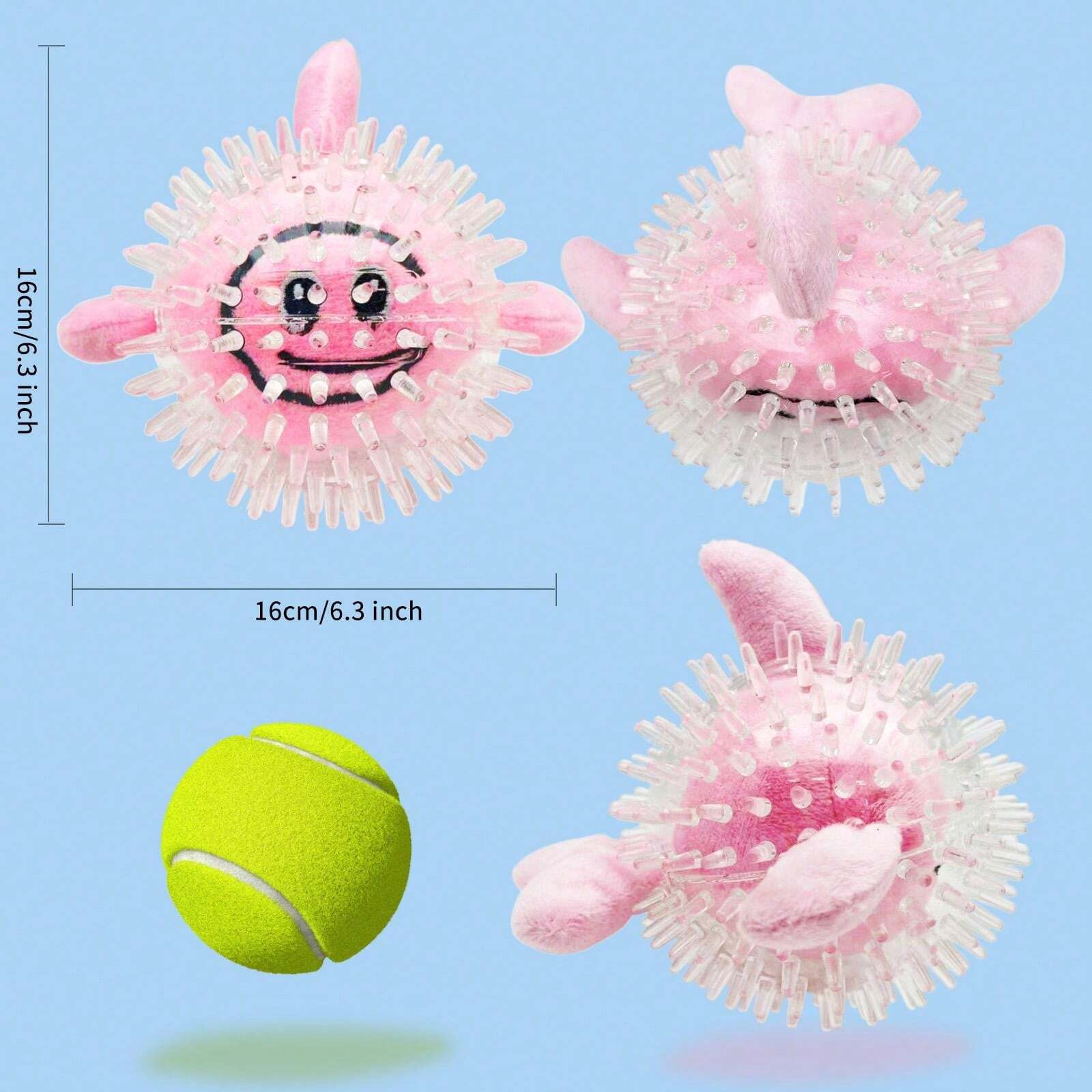 Clown Fish Shaped Design Pet Toy With Unique Prickly Ball Shape, Dog ...
