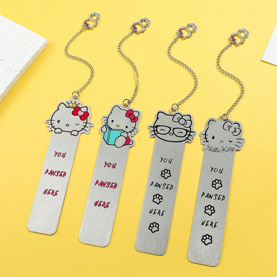 Sanrio Creative Cute Hello Kittys Colorful Pattern Stainless Steel ...