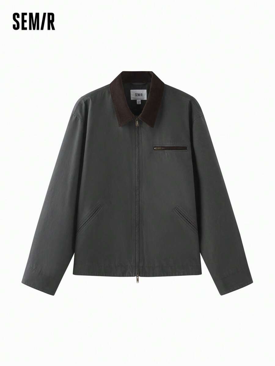 SEMIR Veste vintage Detroit pour homme, automne 2024, coupe ample ...