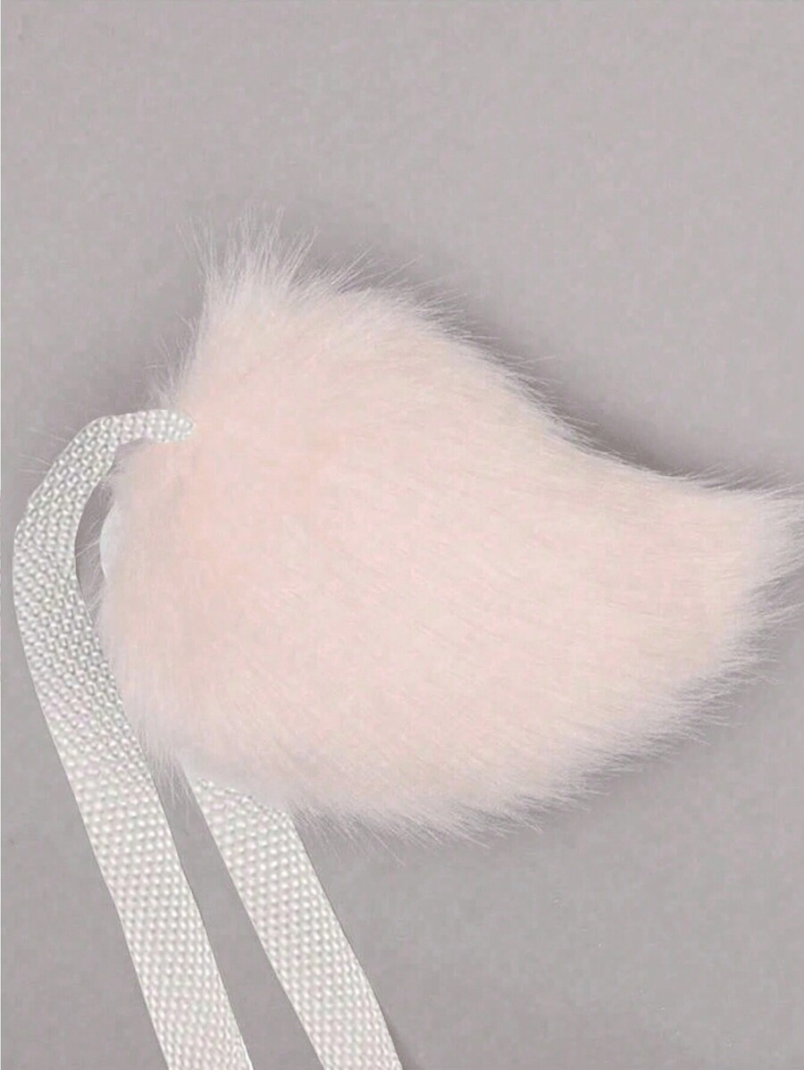 7 Colors Kawaii Rabbit Tail Plush Fursuit Tails Anime Cosplay Costume ...
