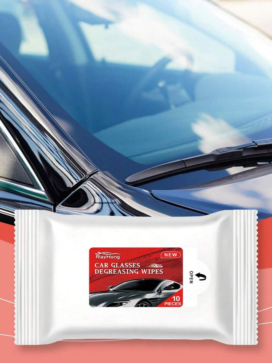 Car Windshield Oil Film Cleaning Wipes Clear Vision Glass Refurbishment ...