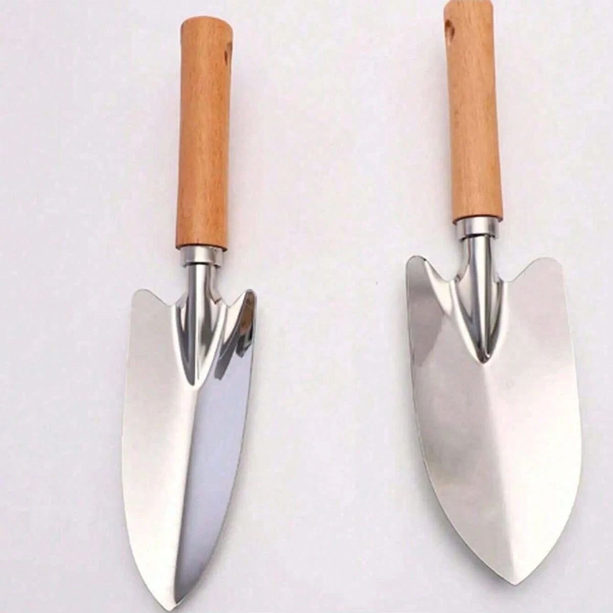 2pcs Garden Hand Tools, Wide Spade Plow Rake, Dual-Sided Prong Plant ...