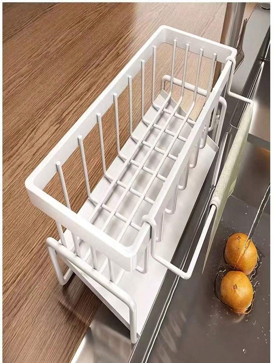Kitchen Sink Organizer Rack For Sponge, Dishwashing Cloth, Scrub Brush ...