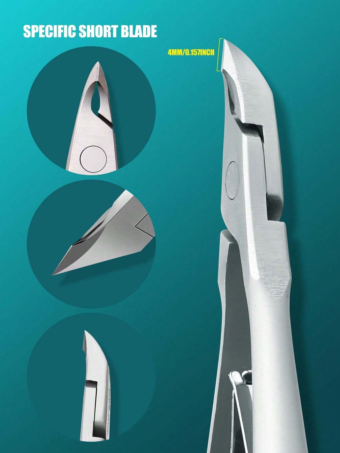 Cuticle Trimmer, Professional Stainless Steel Cuticle Cutter, Cuticle ...