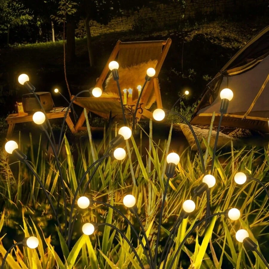 Solar Garden Lights, 4 Pack 32 LED Solar Outdoor Lights, Outdoor ...