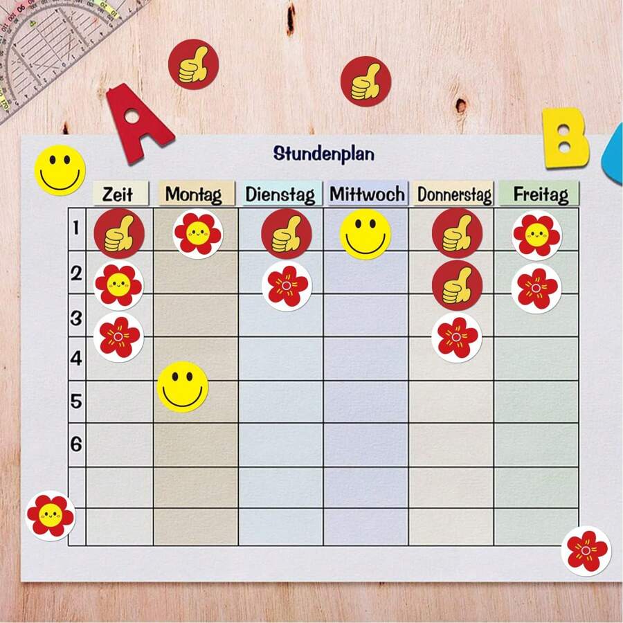 500pcs/Roll Student & Preschooler Encouragement Stickers, Roll Of ...