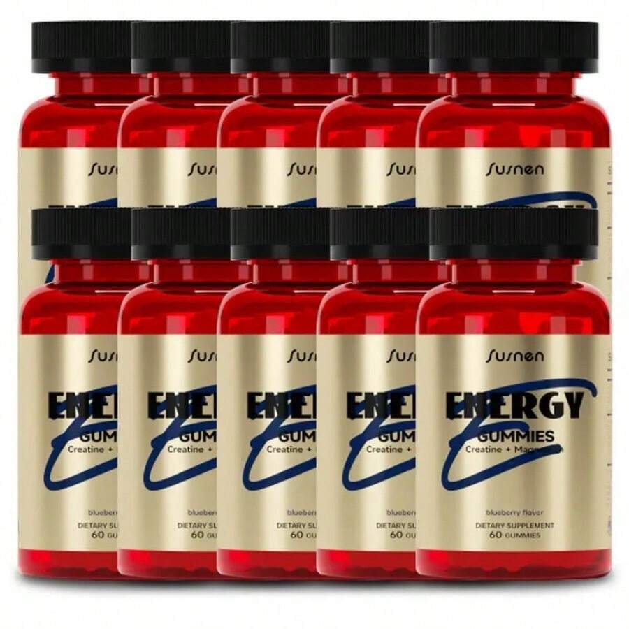 Susnen - Creatine + Magnesium Gummies Daily Dietary Supplement 60 ...