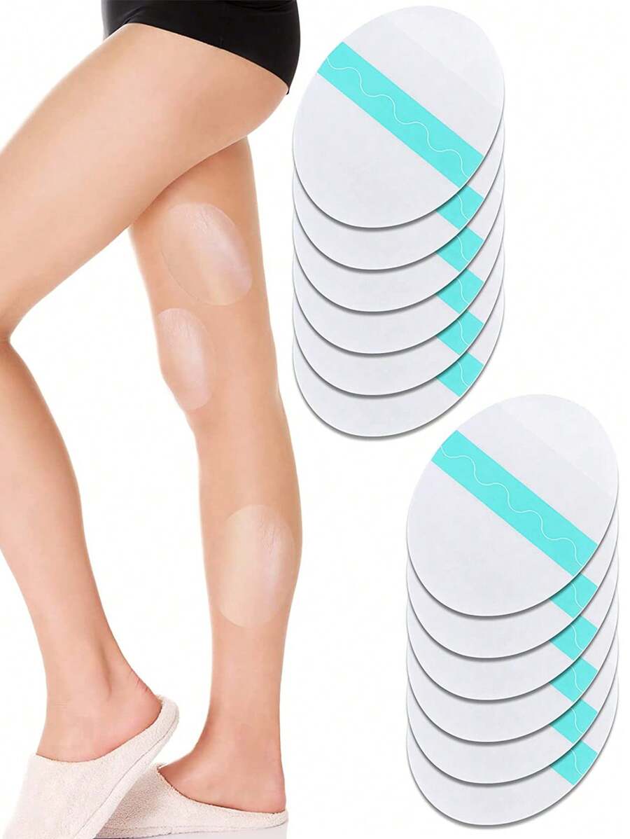 12Pcs Clear Anti-Friction Thigh Tape Sweat Absorption Disposable ...