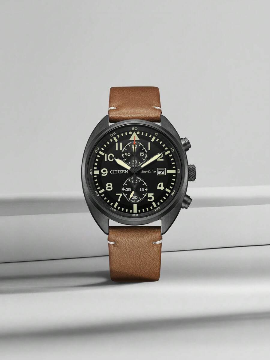 CITIZEN Relógio Eco-Drive Para Homens, Relógios Com Exibição De Dia ...