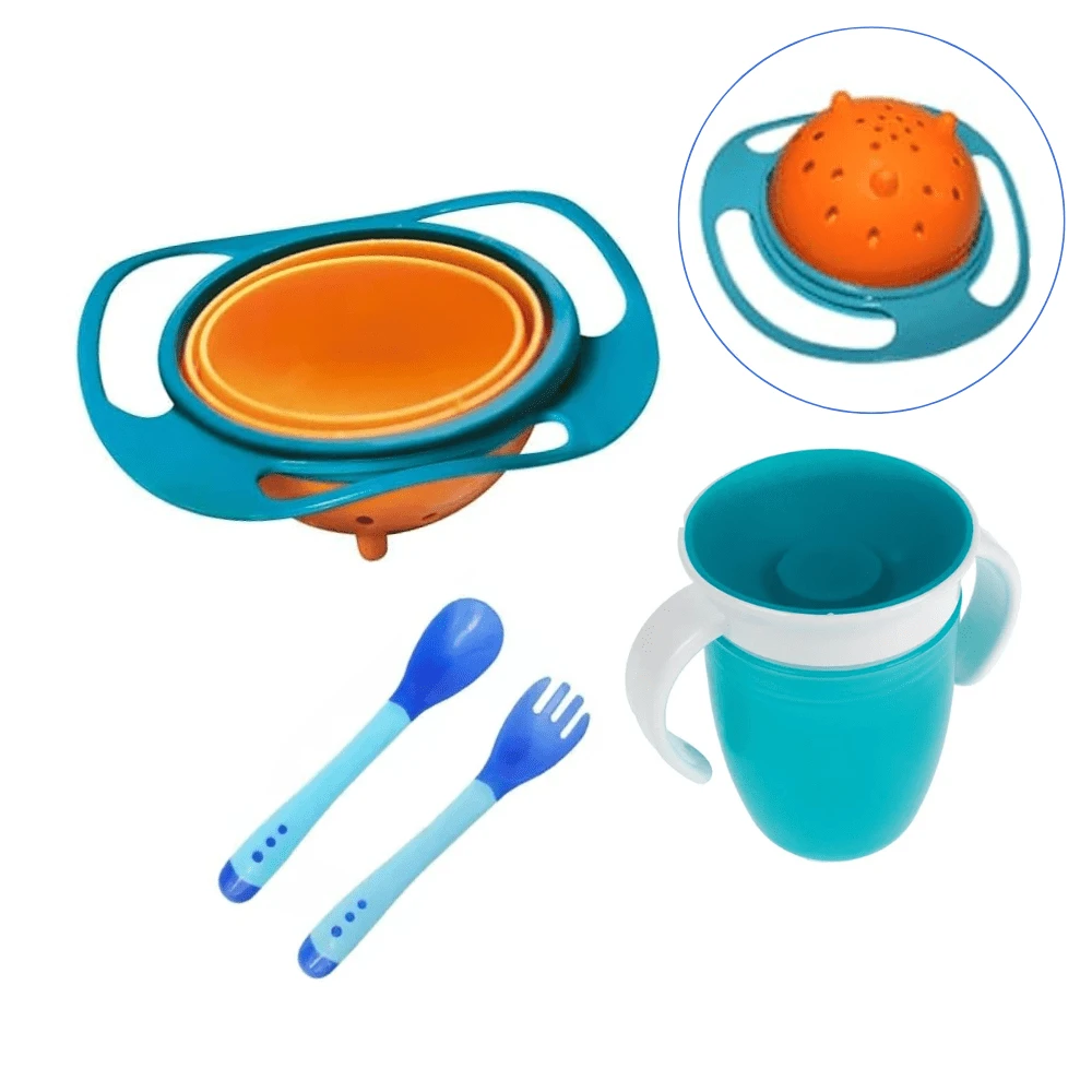 Complete Baby Food Kit Blue And Pink - Art Baby | SHEIN USA