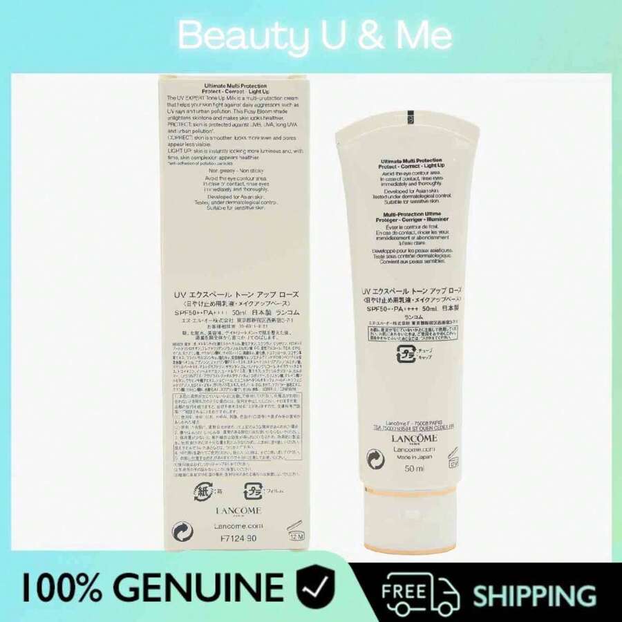 Lancôme UV Expert Youth Shield Tone Up Milk SPF 50+ PA++++ Rosy Bloom 50ml | SHEIN Schweiz