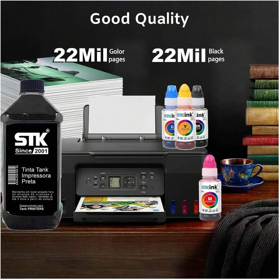 Stkink Pigmented Ink Kit Compatible Gx4010 Gx5010 Gx6010 Gx7010 500ml ...