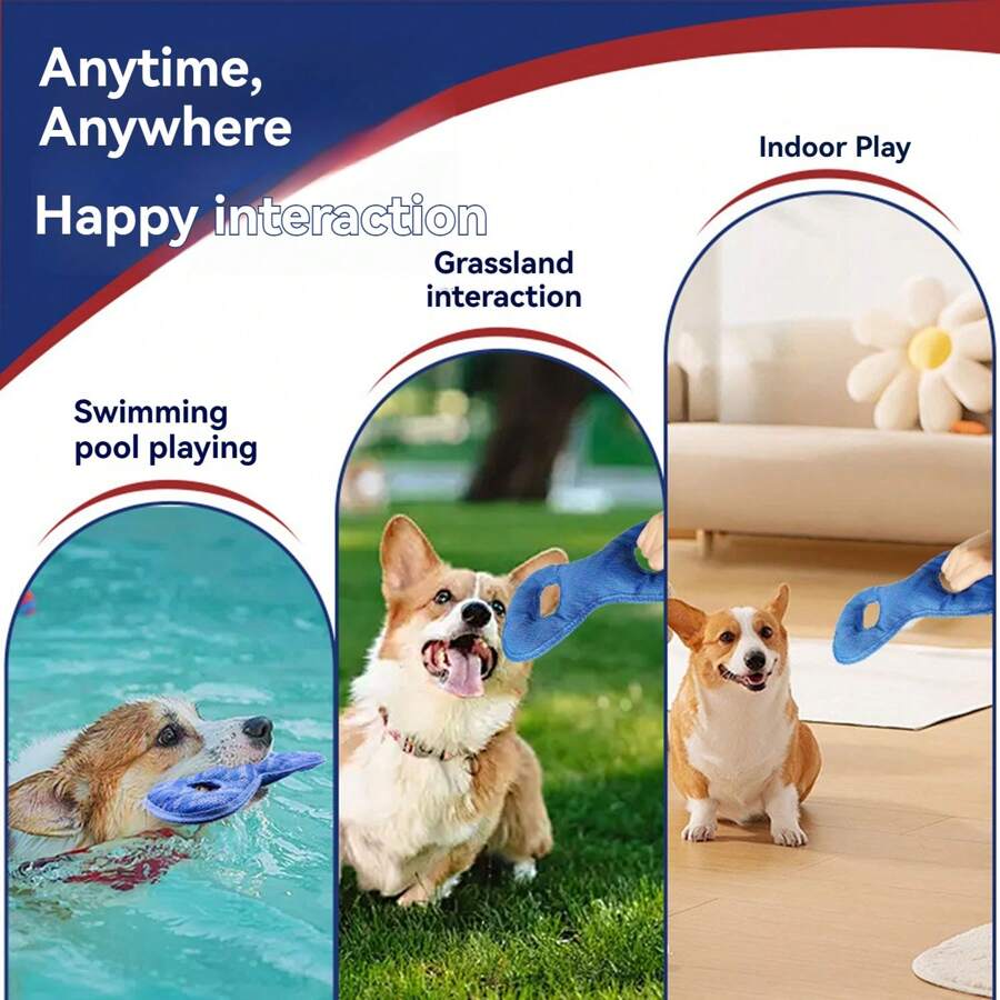 Oxford Cloth Edged Pet Toy, Biting Stick Interactive Training Fetch Toy ...