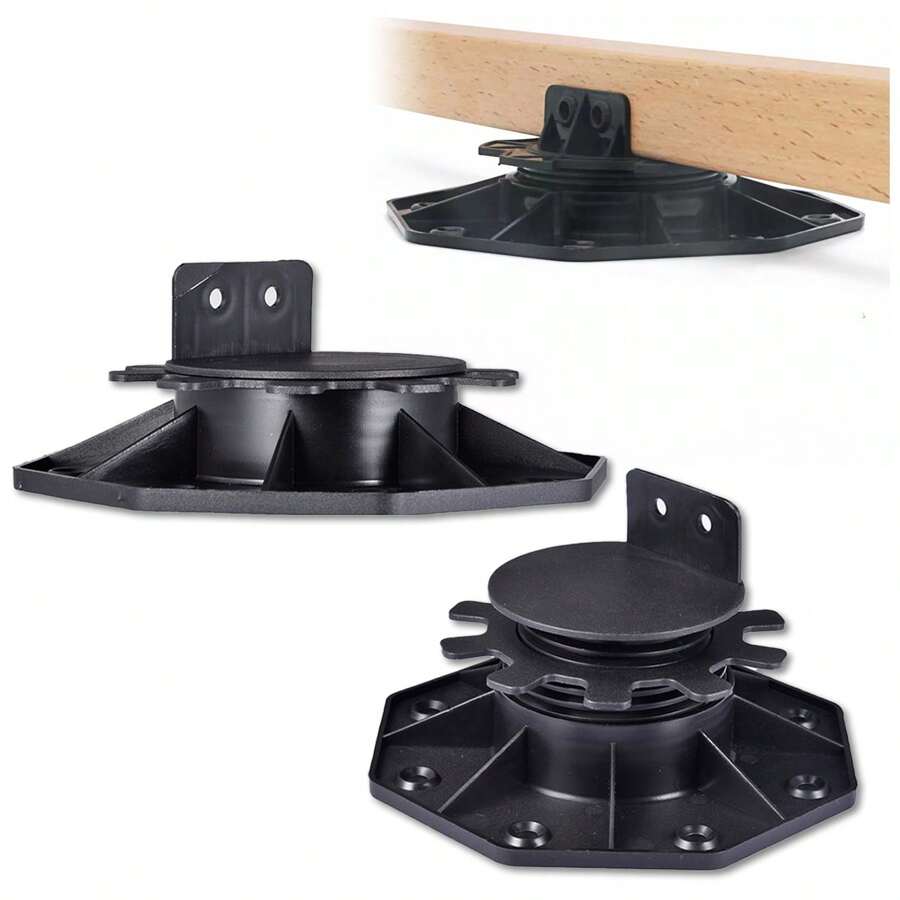 paquete de 12 bases de soporte ajustables para plataforma, base de ...