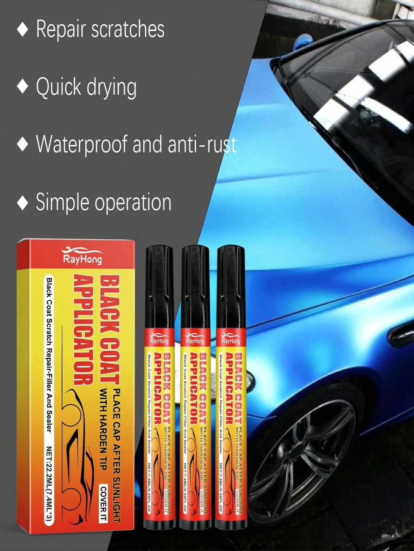 Car Scratch Repair Pen, Repair Scratches, Paint Scrapes And Restore ...