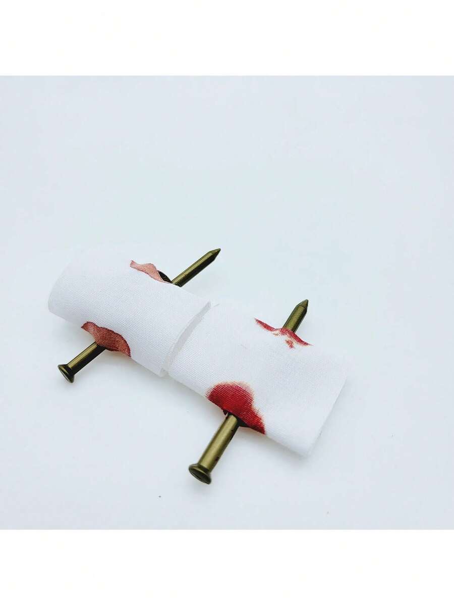 Set de 3 piezas de vendajes con sangre falsa, juguete de broma y ...