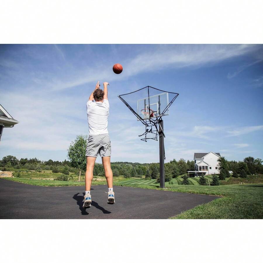 IC3 Basketball Rebounder Net Return System Portable Shot Trainer For ...