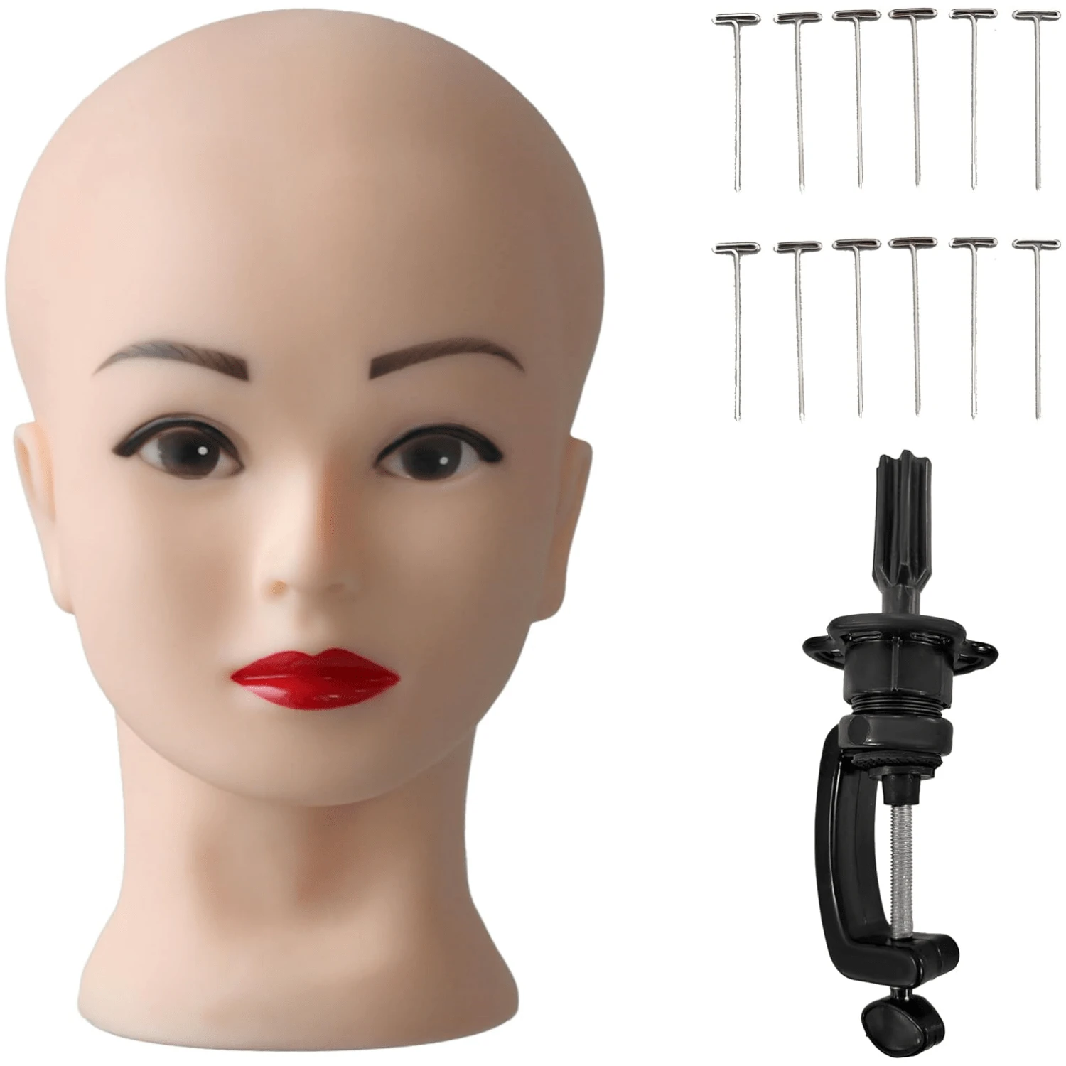 Testa di manichino per parrucca e modello di bellezza professionale ...