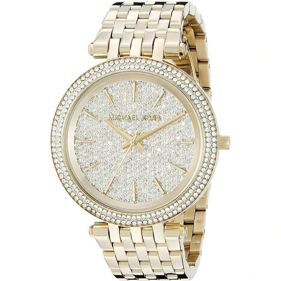 Michael Kors Michael Kors Women's MK3438 Darci Crystal Gold-Tone ...