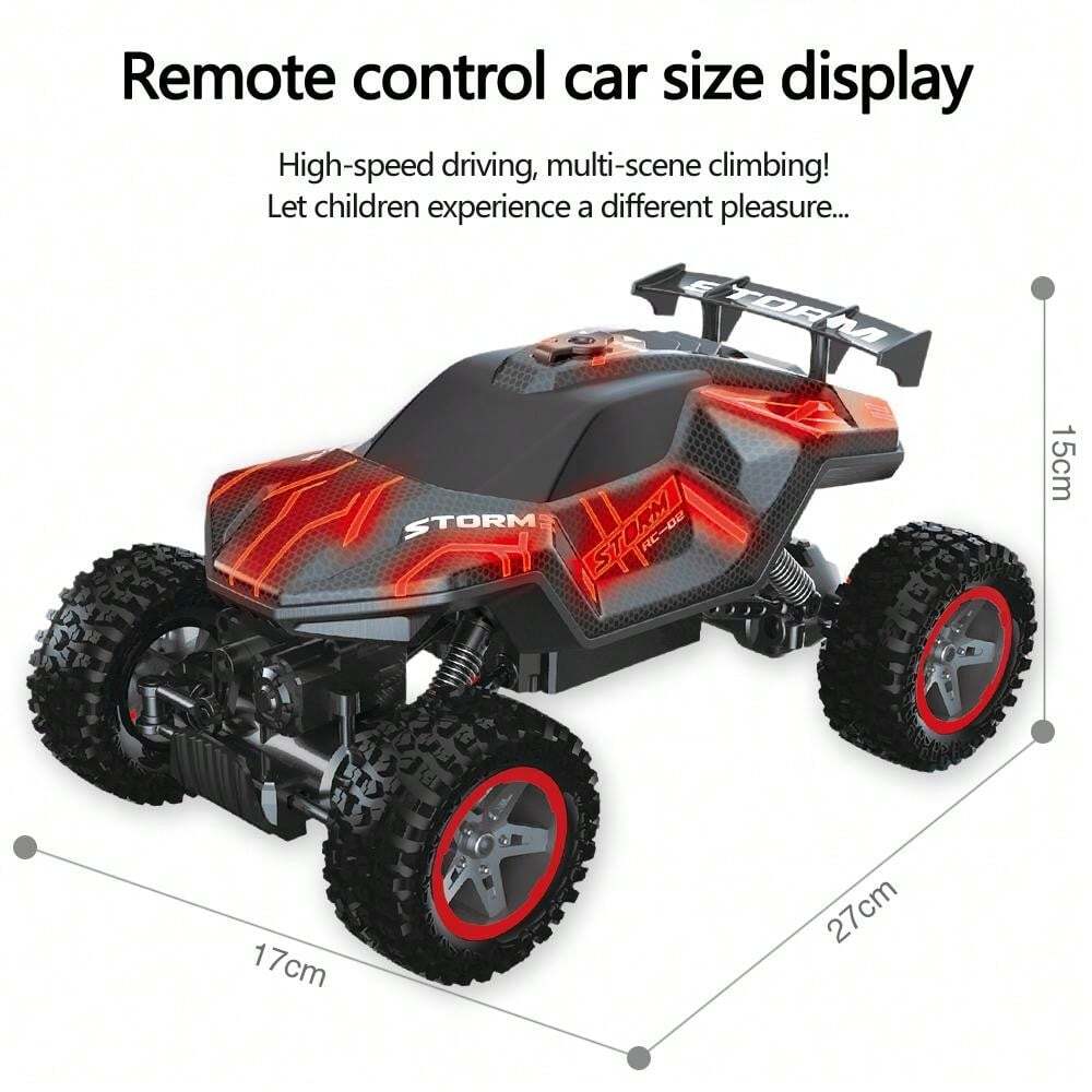 Fremego 4WD RC Spray Stunt Car With Led Lights Music Electronic Drift ...