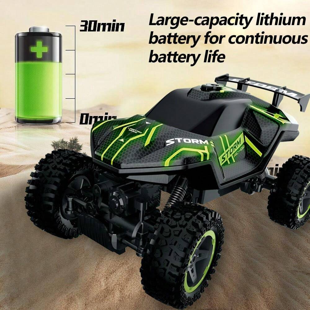 Fremego 4WD RC Spray Stunt Car With Led Lights Music Electronic Drift ...