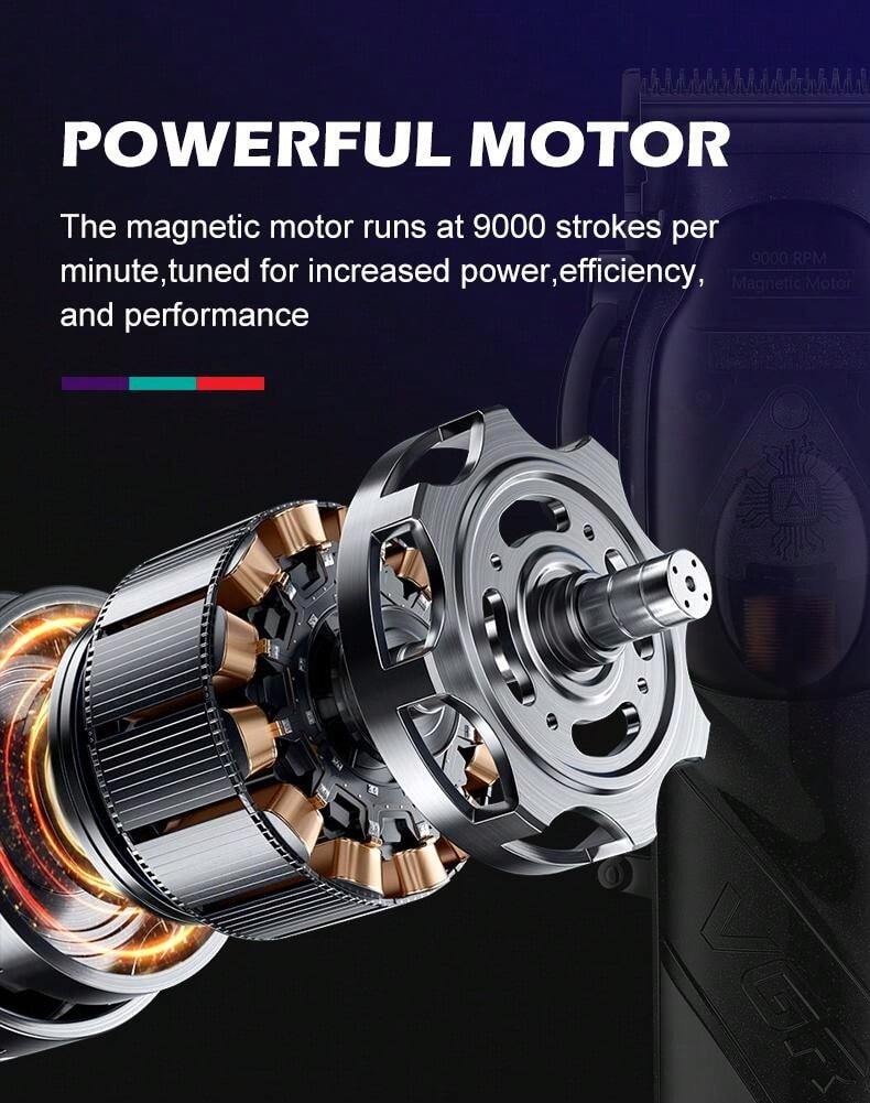 VGR Tosatrice per capelli VGR regolabile, modello a batteria, tosatrice elettrica senza fili ...