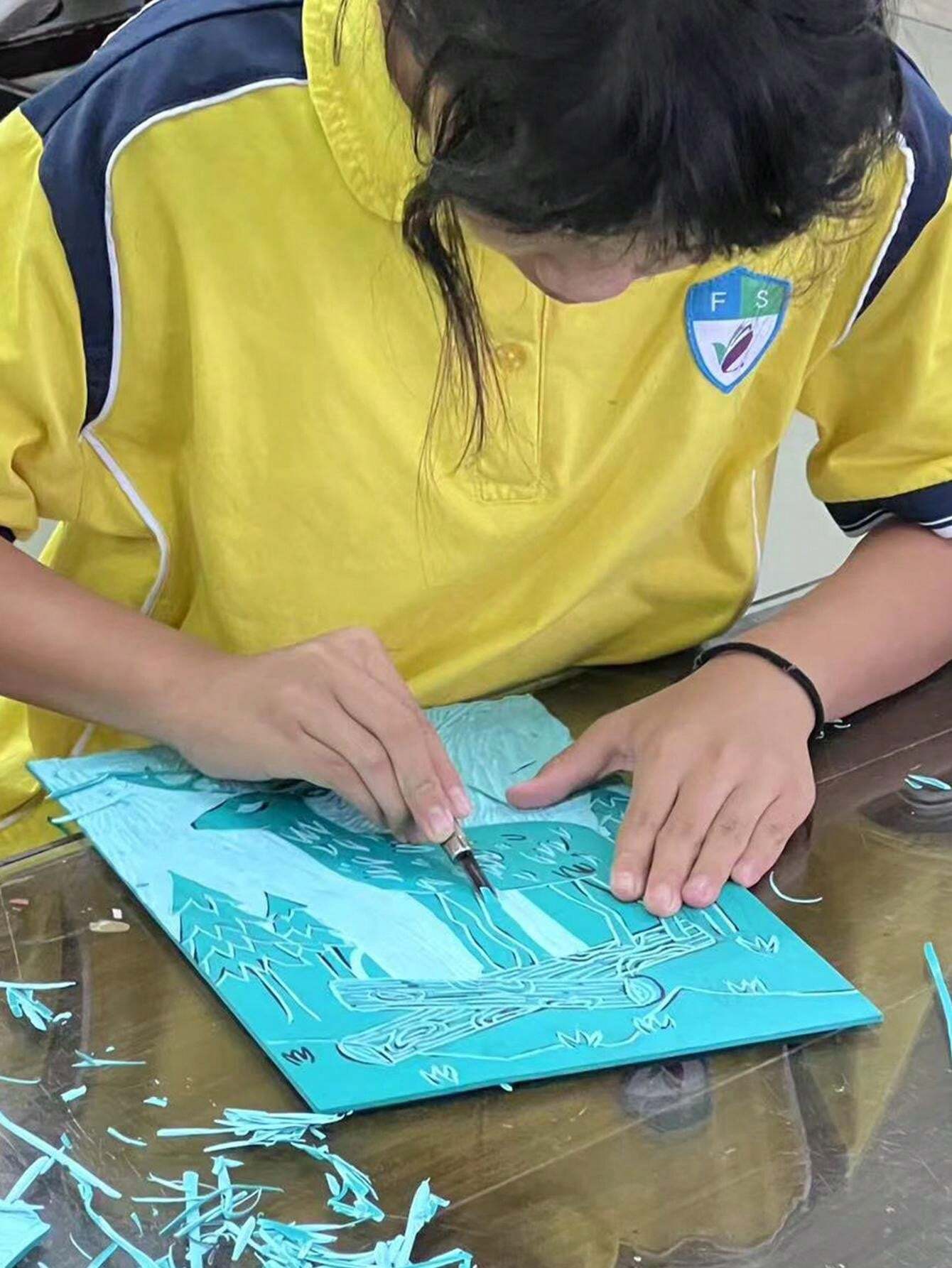 2pcs Woodblock Engraving Board, Green Pvc Soft Plyboard - Tools For ...