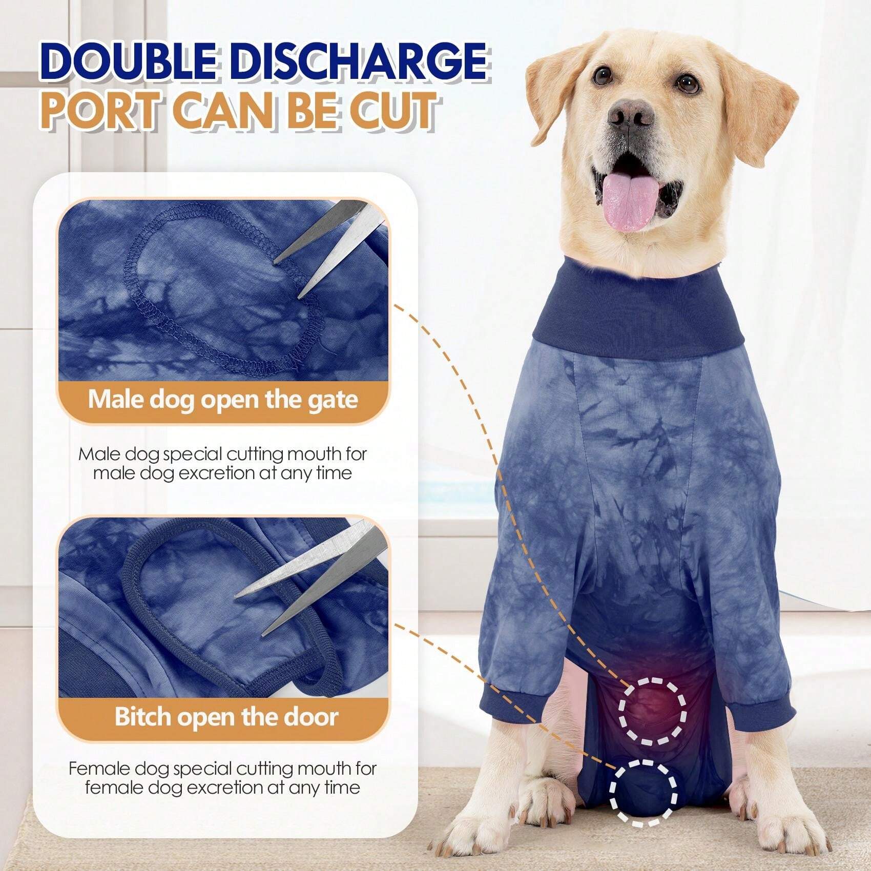 Traje de recuperación de cirugía para perros, traje quirúrgico ...
